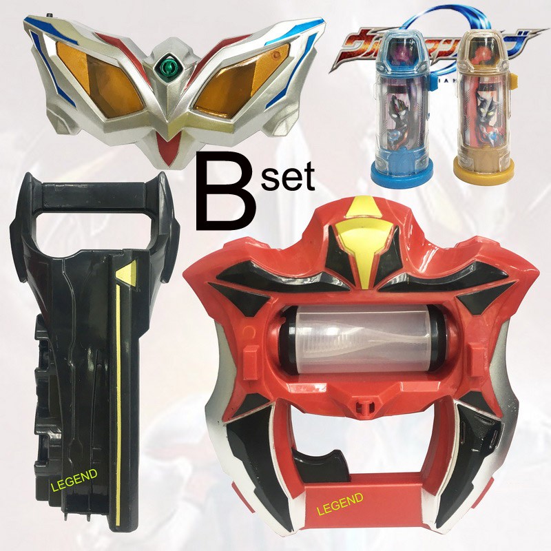 Ultraman Geed Toys Henshin Raiser Riser Capsule Toys Ultrama Figure Set ...