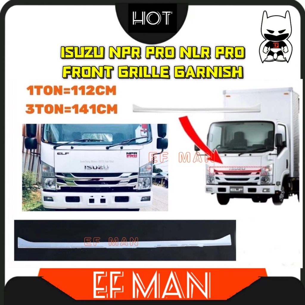 ISUZU NPR PRO NLR PRO FRONT CHROME GRILLE 3 TON LORRY 1 TAN SALUNG ...