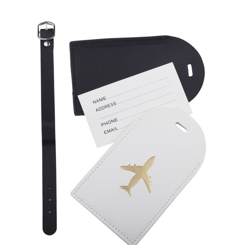 Personalised PU Leather Luggage Tag |Suitcase Identifier Label Baggage Tags | Travel Accessorie ...