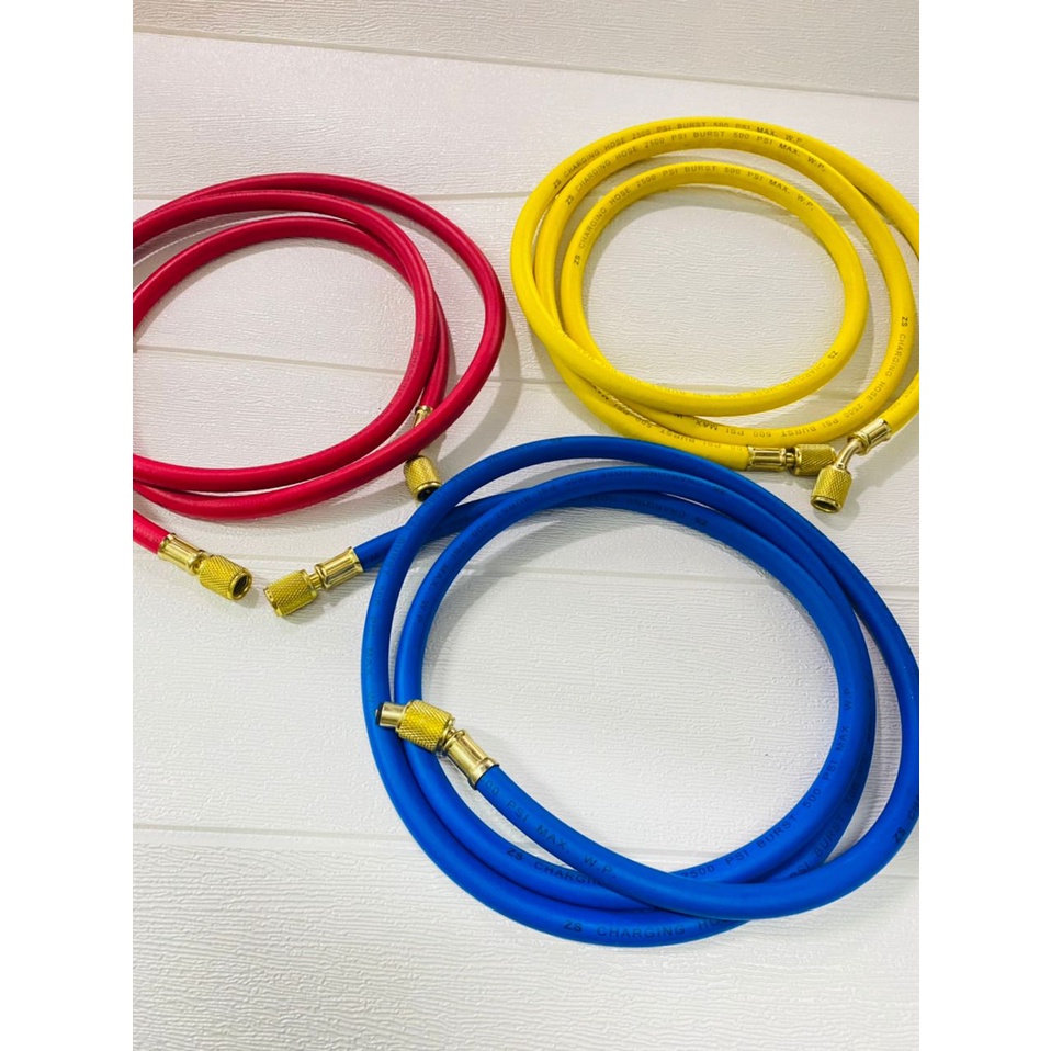 【R22 R410A R32 R12 R502 R134 R41 R600】MANIFOLD CHARGING HOSE AIRCOND ...