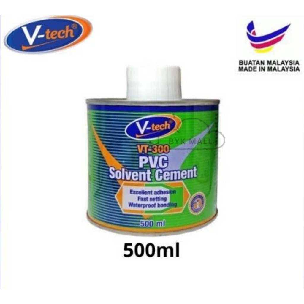 VTECH VT300 Solvent Cement Gum PVC Pipe Glue 100G/500G | Shopee Malaysia