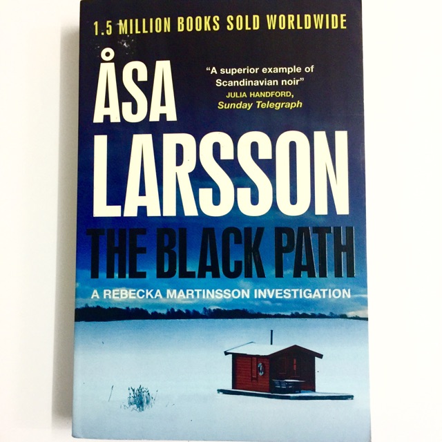 The Black Path by Asa Larsson (detective thriller novel book) | Shopee ...