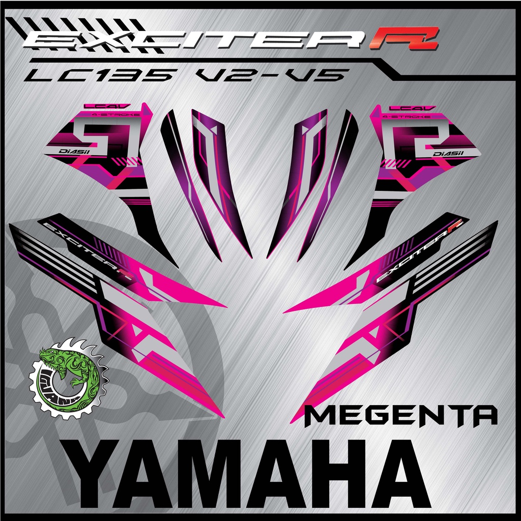 STICKER STRIPE MOTOR YAMAHA LC135 exciter R v2-v5 (100) | Shopee Malaysia