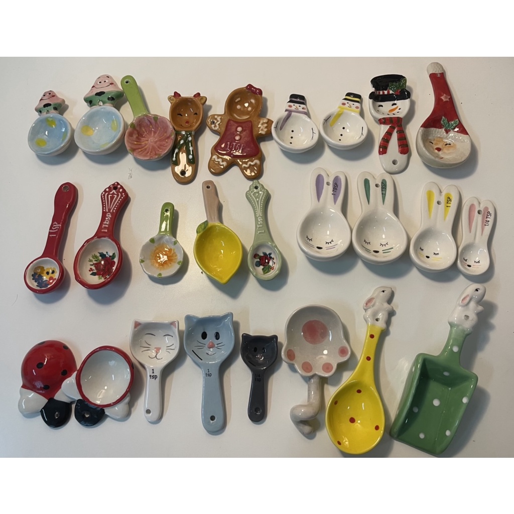 Cute spoon ceramic sudu seramik ice cream spoon hamsters spoon cute ...