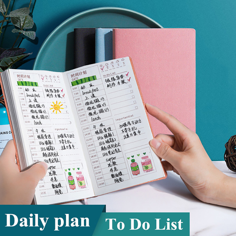 College Student Time Management And Arrangement Daily Plan Book ...