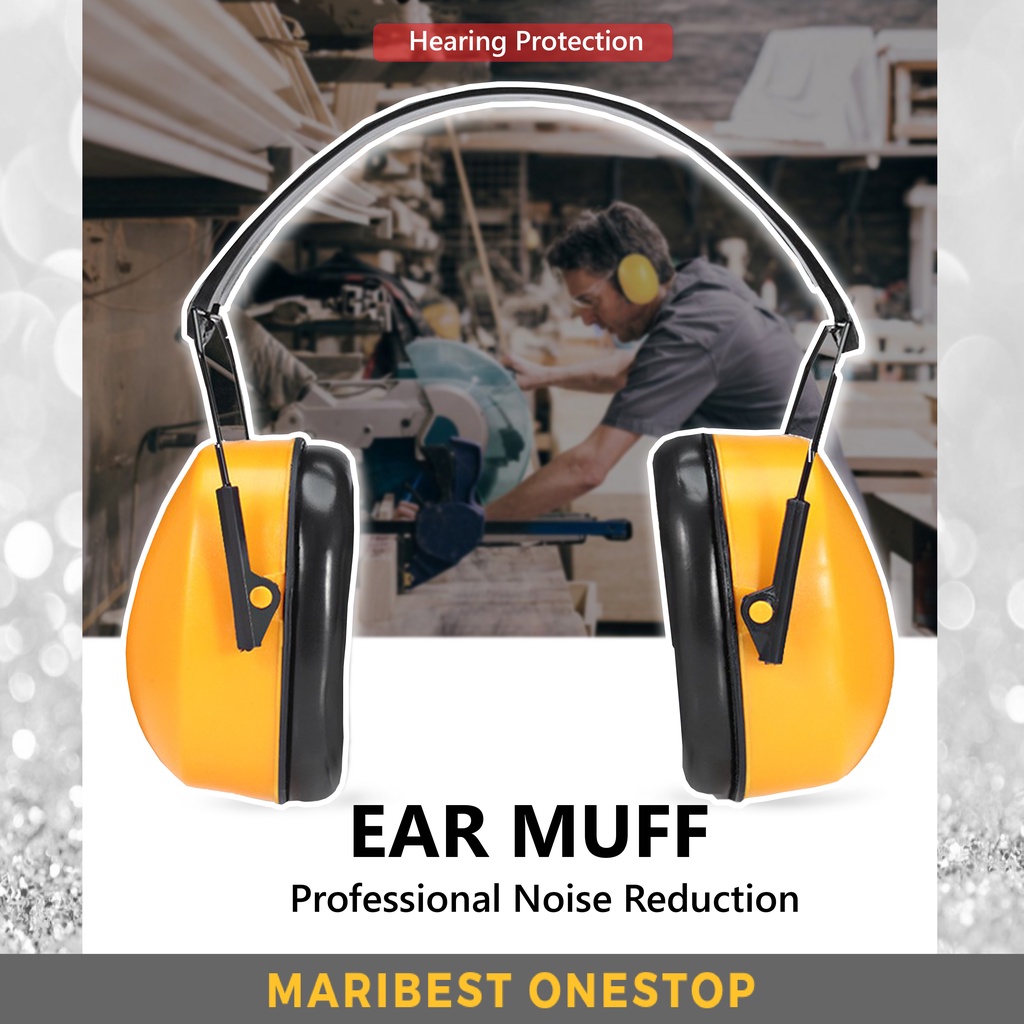 Anti-Noise Protector Hearing Protector Safety Earmuffs Noise Blocking ...