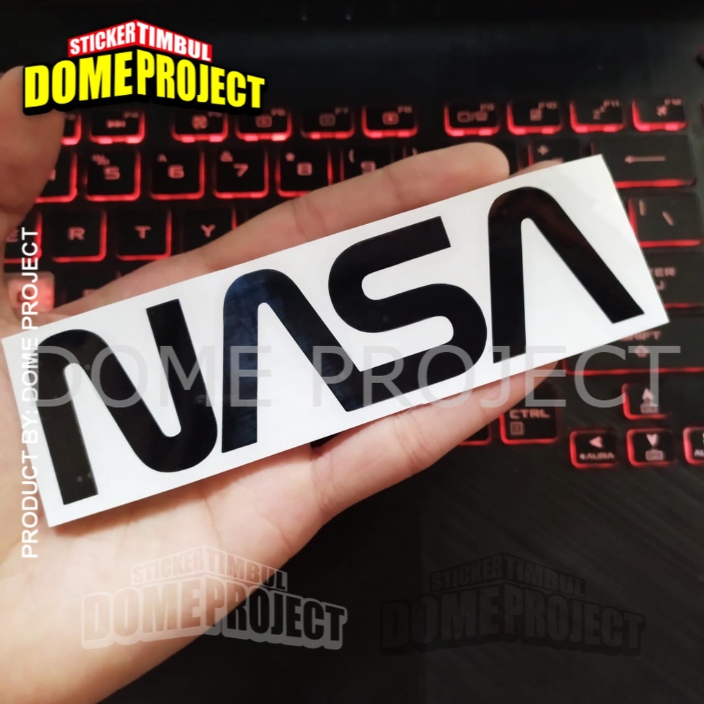 Nasa CUTTING STICKER CAR STICKER WATERPROOF STICKER UNIT CAR STICKER ...