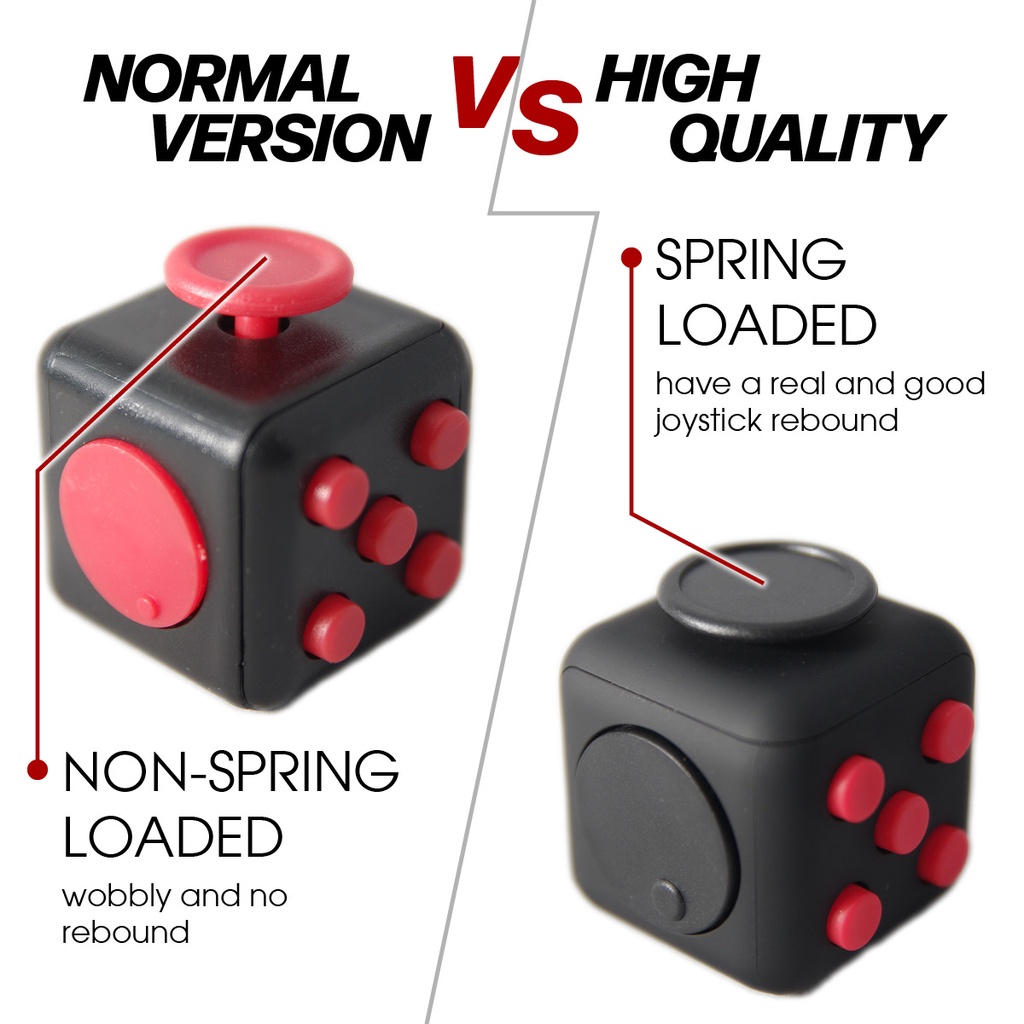 [Ready Stock] Premium High Quality Magic Fidget Cube Anti Stress Stress ...