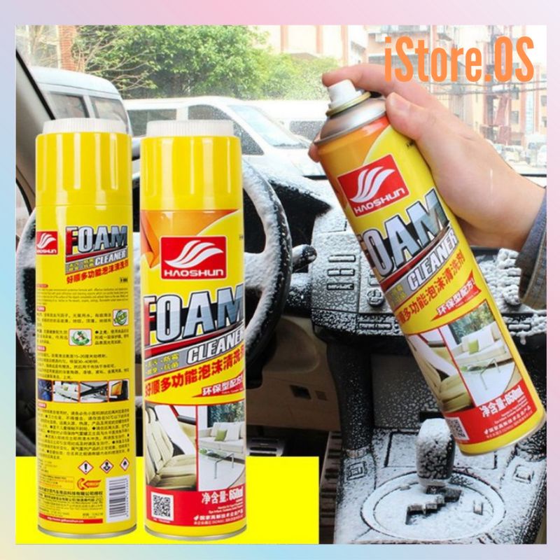 HaoShun Multifunction Foam Spray Cleaner / Car Interior Foam Cleaner / Leather Foam Cleaner ...
