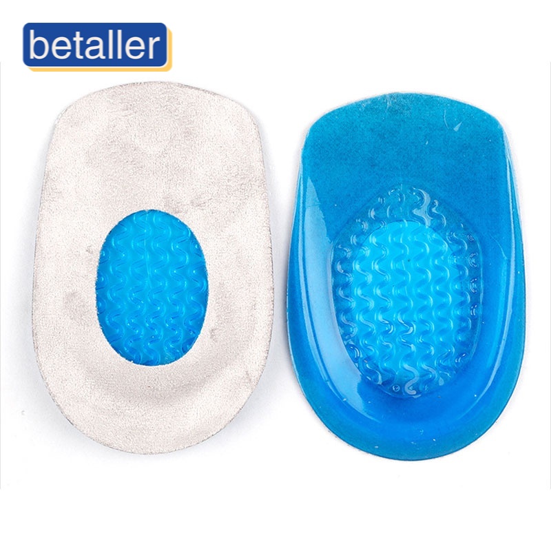 Silicone Gel feet Cushion Foot Heel Elastic Care Half Soft Insole Shoe ...