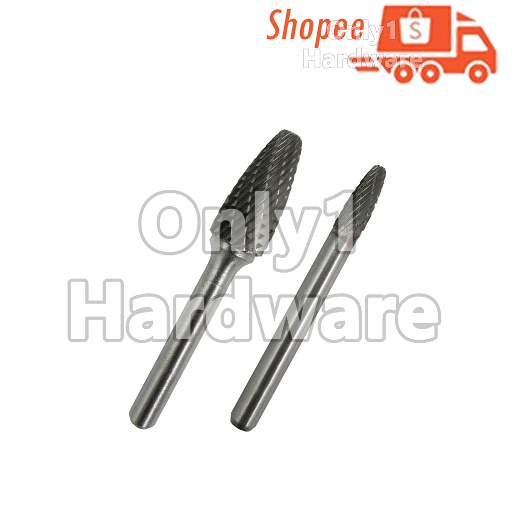 FX TUNGSTEN CARBIDE ROTARY BURR METAL WOOD CARVING GRINDING CURVED HALF ...