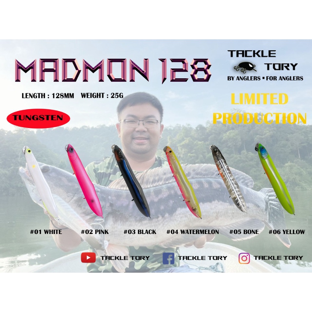 Iron Mouth Tackle Tory Madmon Floating Pencil 128mm/25g | Shopee Malaysia