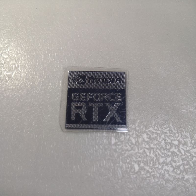 Metal Stickers Window 10 Pro Window 8 Nvidia Geforce GTX RTX CPU i9 i7 ...