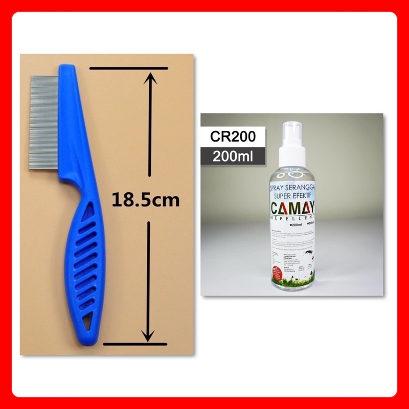 Spray Kutu Kepala Camay Repellent Head Lice Removal Ubat Kutu Rambut
