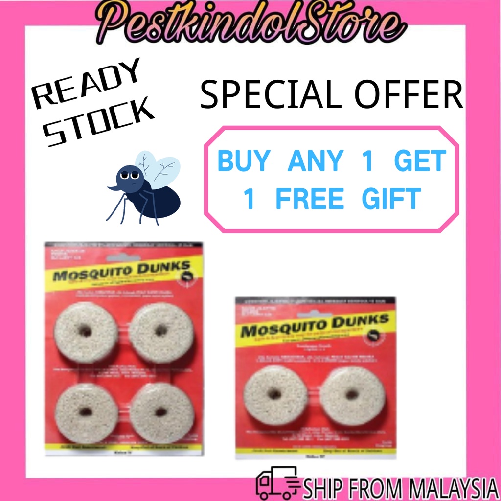 MOSQUITO DUNKS Biological Mosquito Control Solution Safe & Non toxic💘 ...