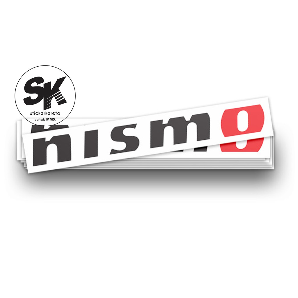 NISMO Cutting Sticker Vinyl for Nissan | Sticker NISMO untuk kereta ...