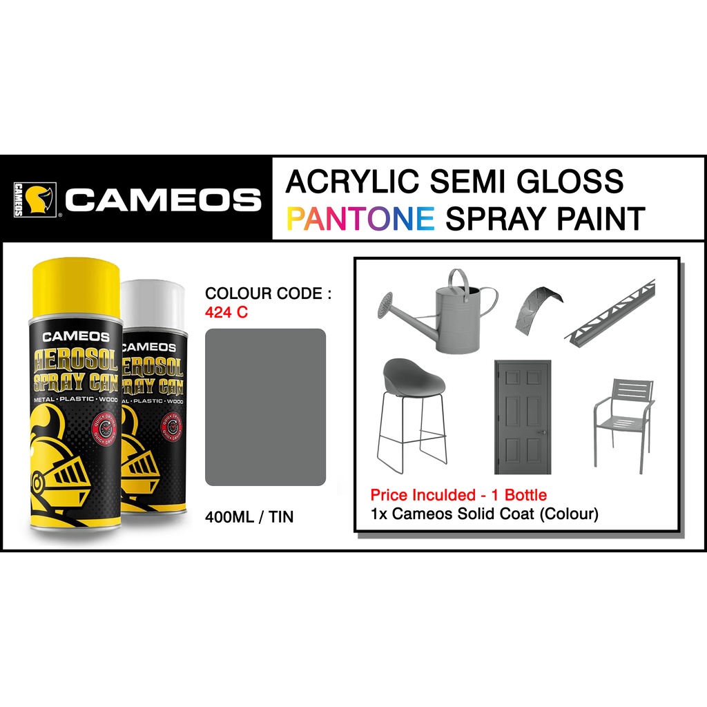 PANTONE Color P63 - Aerosol Spray Paint - CAMEOS 400ML/Bottle | Shopee ...
