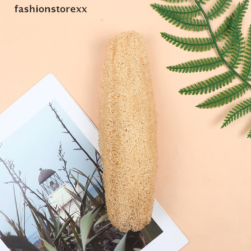 [fashion] 1Pc Natural Loofah Luffa Kitchen Cleaning Brush Pot Bowl ...
