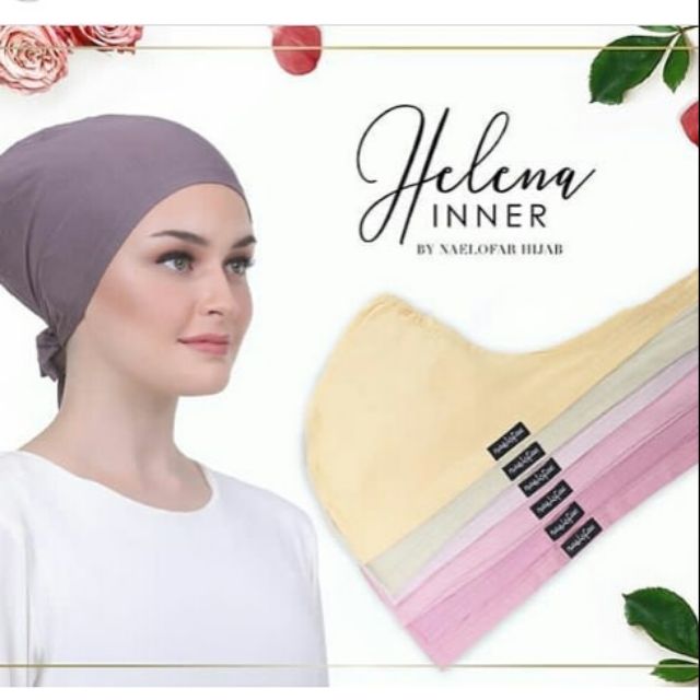 💯 Exclusive Inner Naelofar Helena Ikat Tali Viscose Cotton Anak Tudung ...