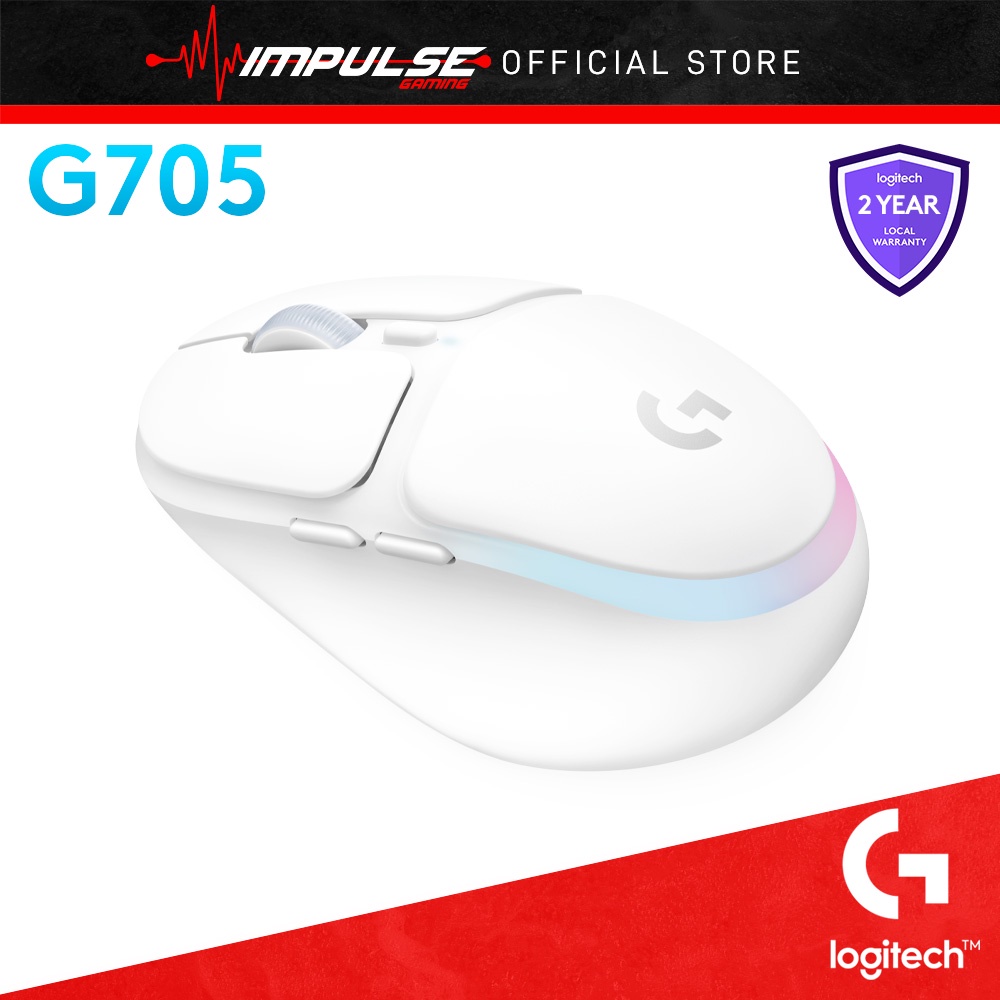 Logitech G705 Wireless Gaming Mouse - Light Speed & Light Sync RGB ...