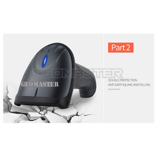 Geomaster Barcode Scanner 2D Wireless Barcode Scanner Scan QR Code ...