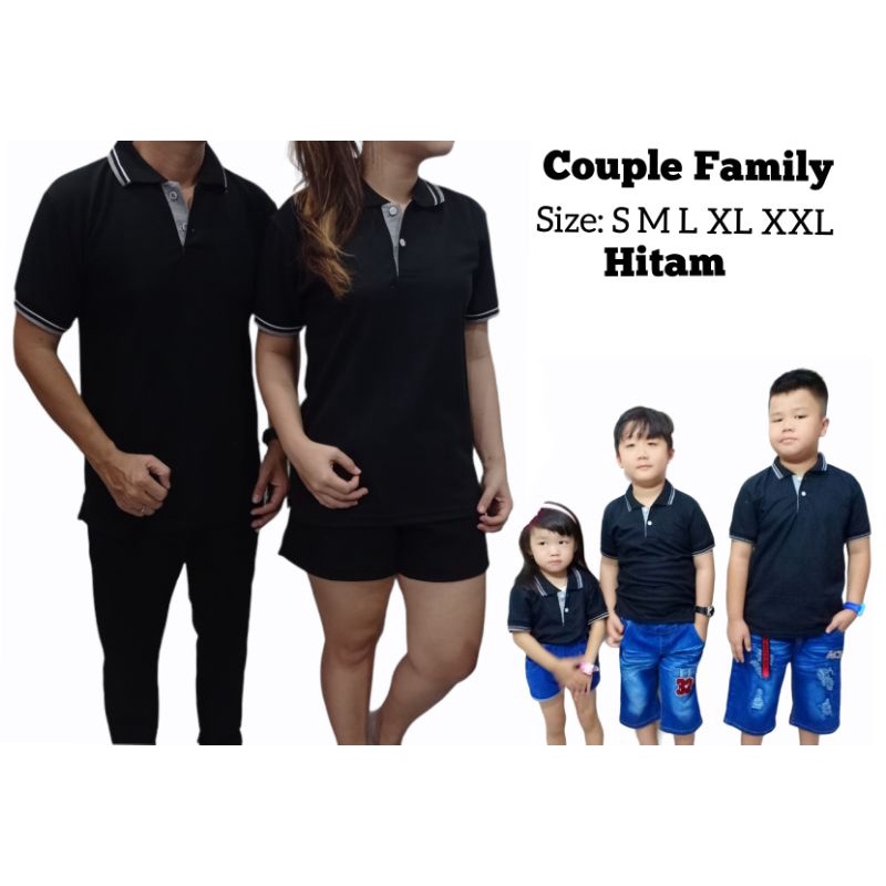Plain polo family uniform couple family - family shirt set - couple ...