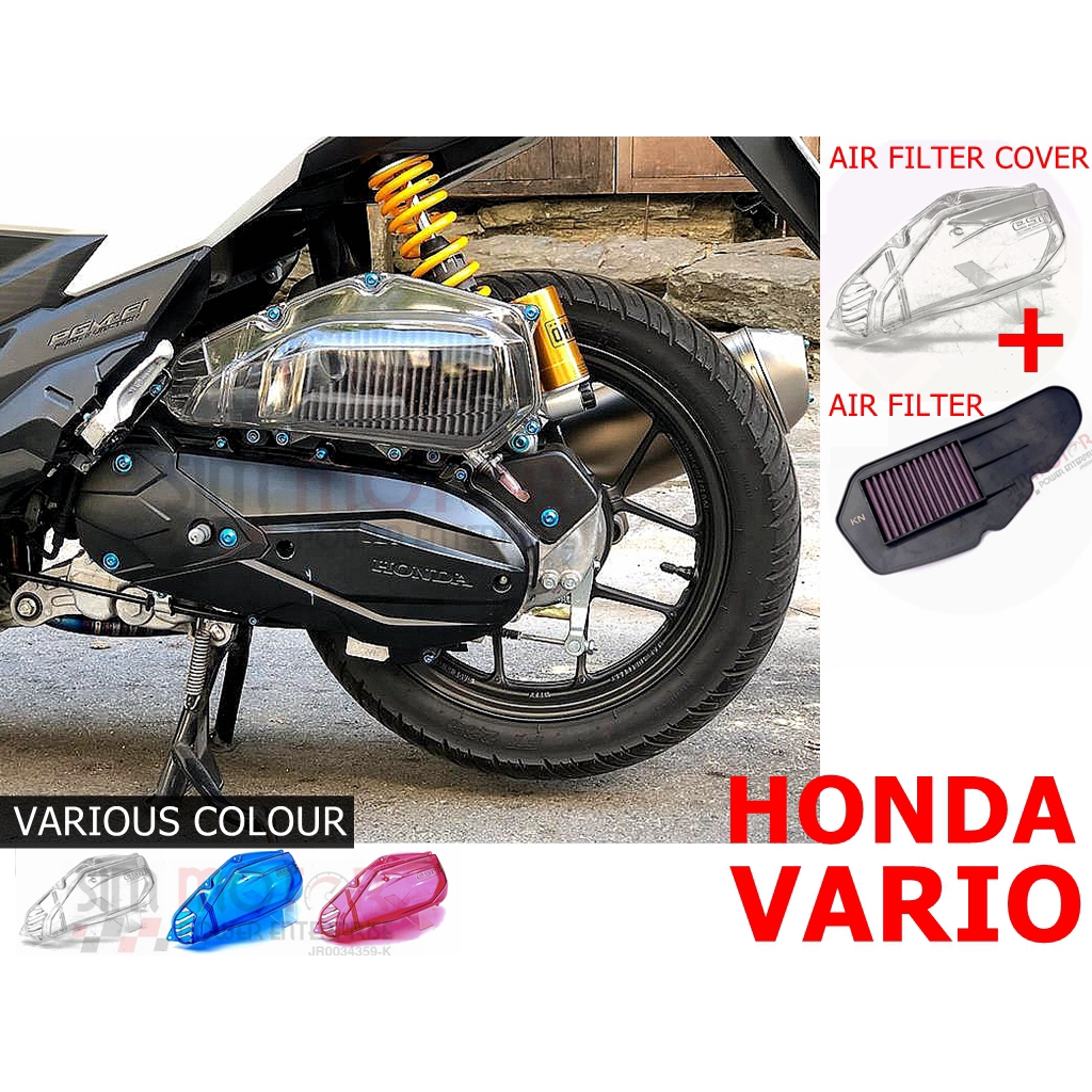 HONDA VARIO AIR FILTER ( COVER+FILTER) | Shopee Malaysia