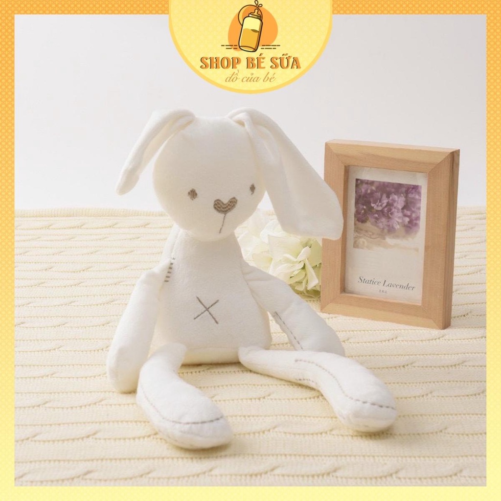 Dou Dou White Rabbit Stuffed Animal, Soft Teddy Bear for Baby to Hug ...