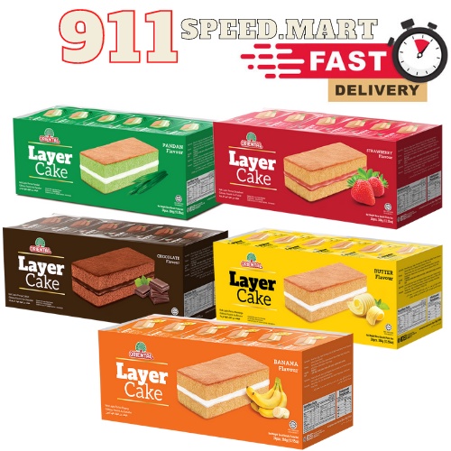[911] Oriental Layer Cake 16gm x 24pcs (5 Flavor) | Shopee Malaysia