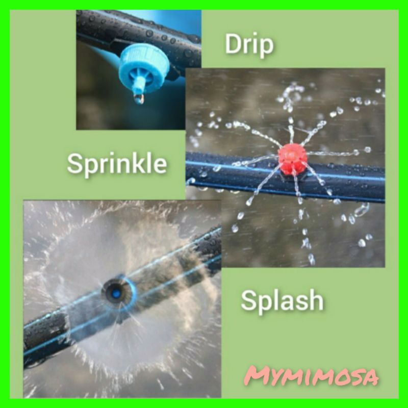 Drip Sprinkle Splash Heads Irrigation Fertigation System 16mm Diameter ...