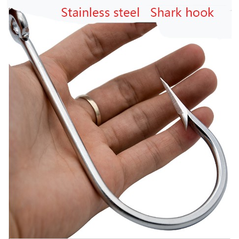 Large fish hook extra large shark hook catfish tuna giant crochet deep ...