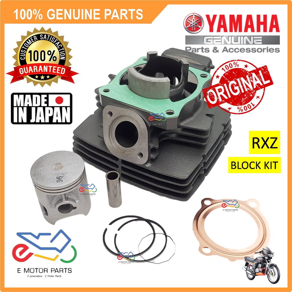 RXZ CYLINDER RXZ BLOCK KIT SET RXZ135 CATALYZER PISTON & RINGS PIN [MADE IN JAPAN] [100% ...