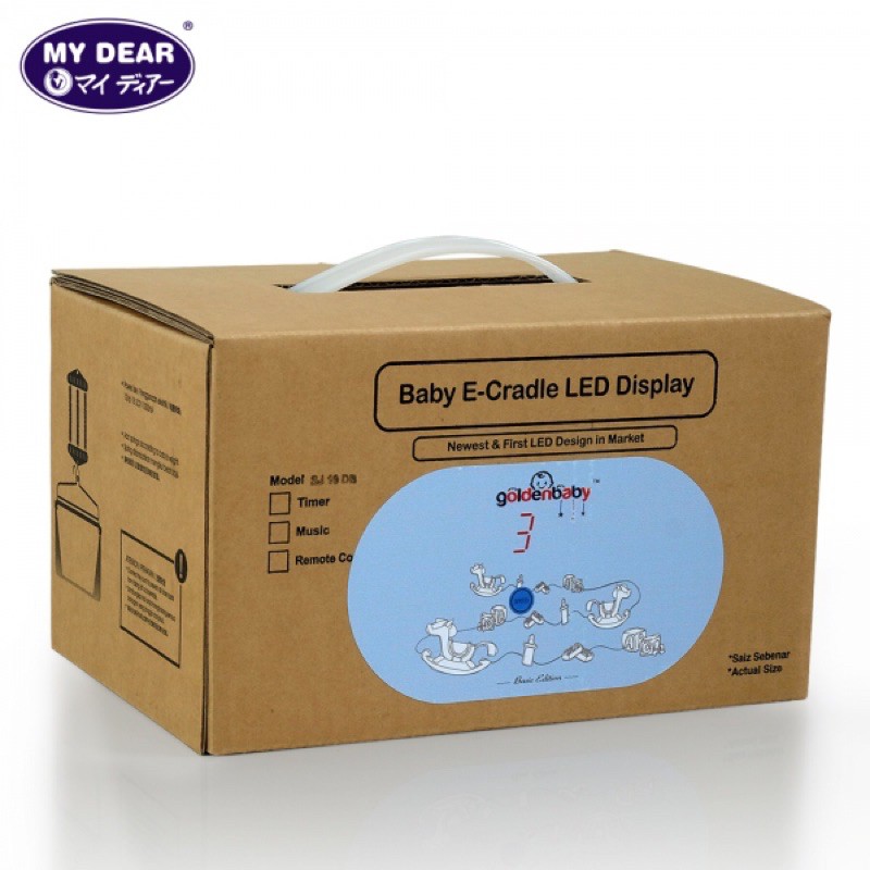 READY STOCK🔥ORIGINAL MY DEAR AUTOMATIC BABY ELECTRONIC CRADLE🔥12022 ...