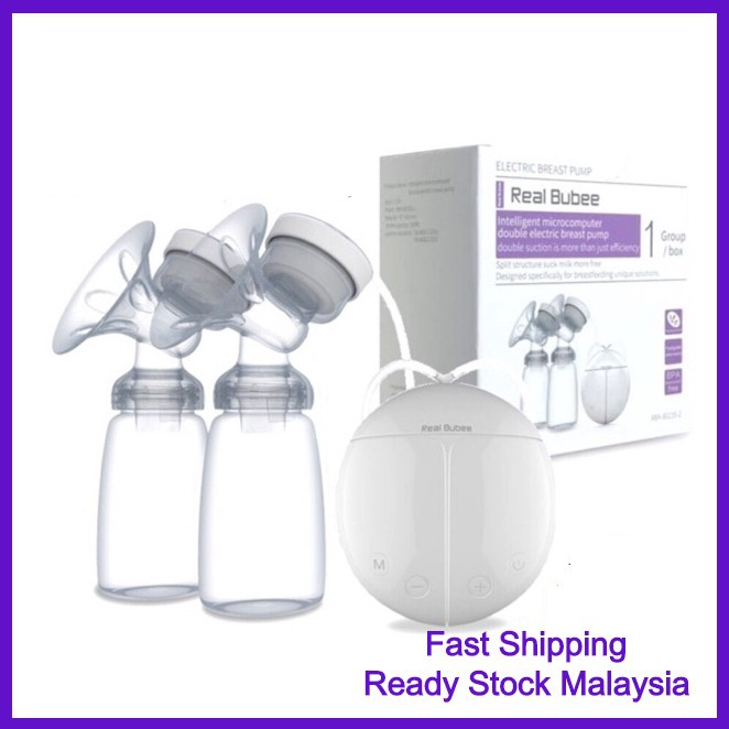 Real Bubee Double Electric Breast Pump | Pam Susu Elektrik | Shopee ...