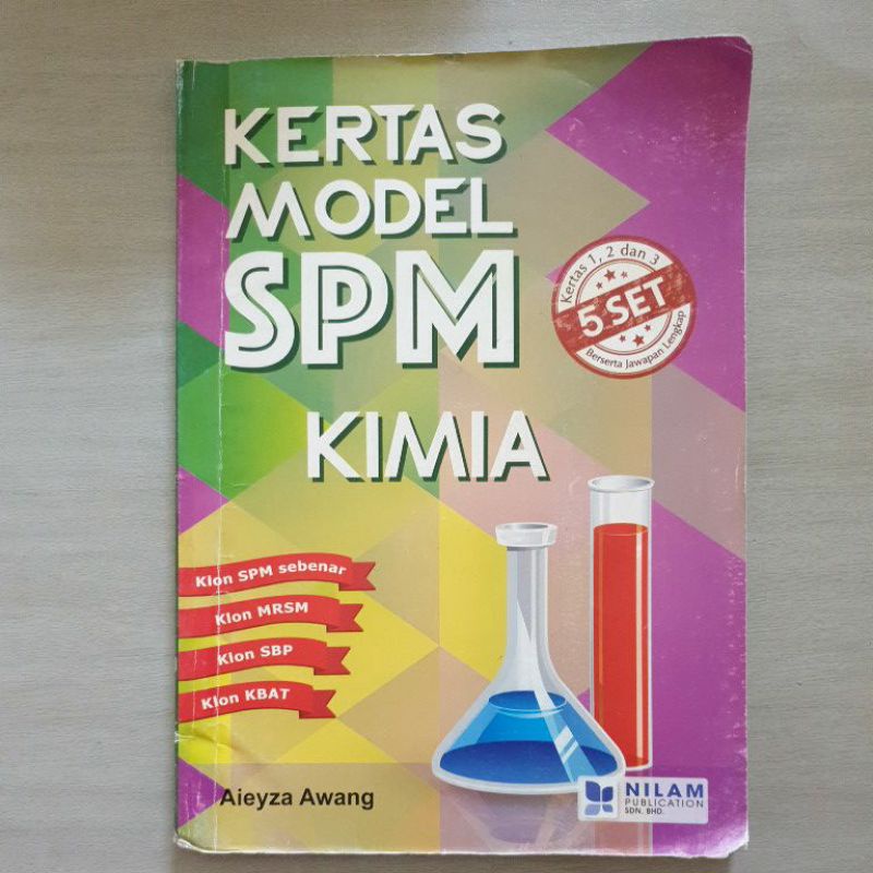 KERTAS MODEL SPM KIMIA CHEMISTRY | Shopee Malaysia