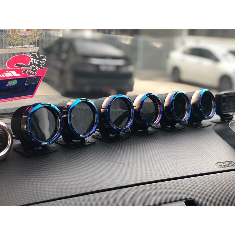 DEFI METER TITANIUM COVER FOR DEFI A1/ ADVANCE / CR WHITE (THAI LOOK ...