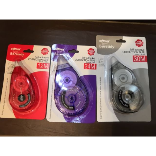 dolphin correction tape dol-8112/8124/8130 | Shopee Malaysia