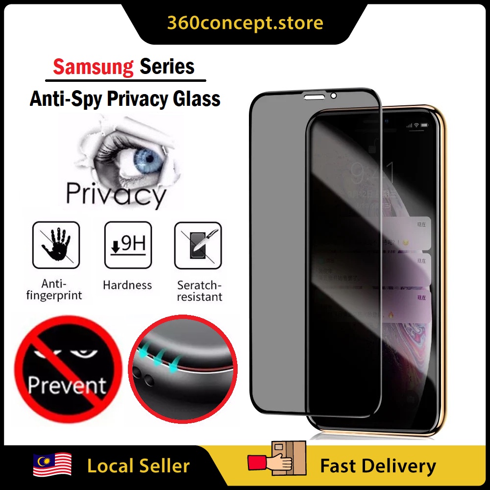 Sam Galaxy A55 A35 A54 A14 A73 A53 A33 A23 A72 A52 A32 A22 A71 A51 A31 HD Privacy Tempered Glass ...