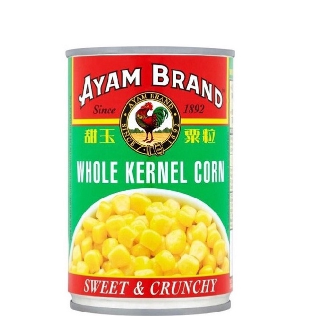 AYAM BRAND SWEET CORN (Cream Style 425g / Whole Kernel 425g) | Shopee ...