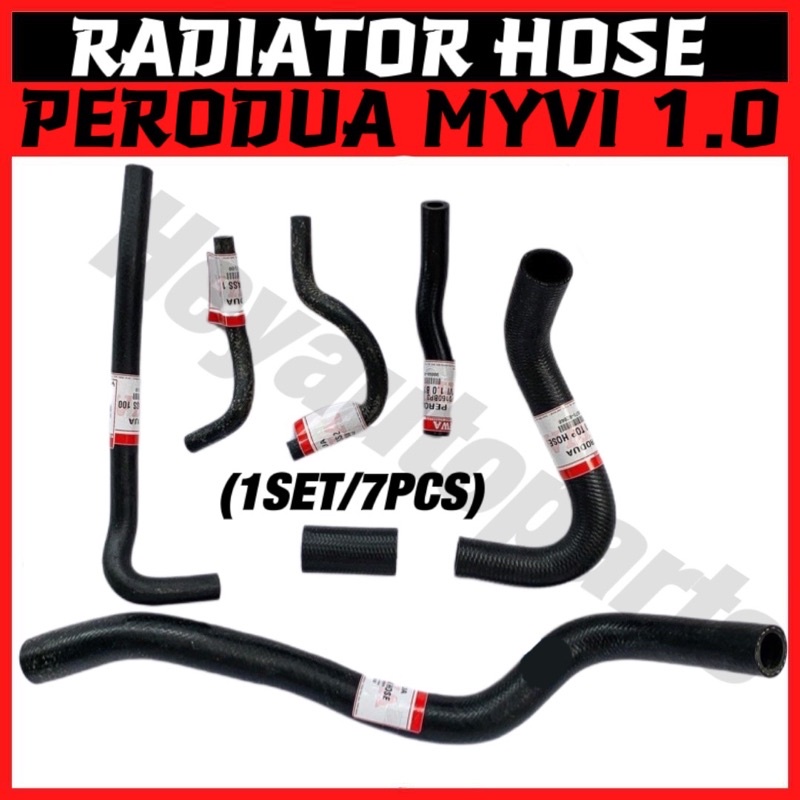 RADIATOR HOSE PERODUA MYVI 1.0 (7PCS) | Shopee Malaysia