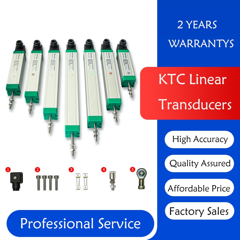 KTC 50-450mm Transducer Linear Displacement Sensor Spring Electronic Ruler Position ...