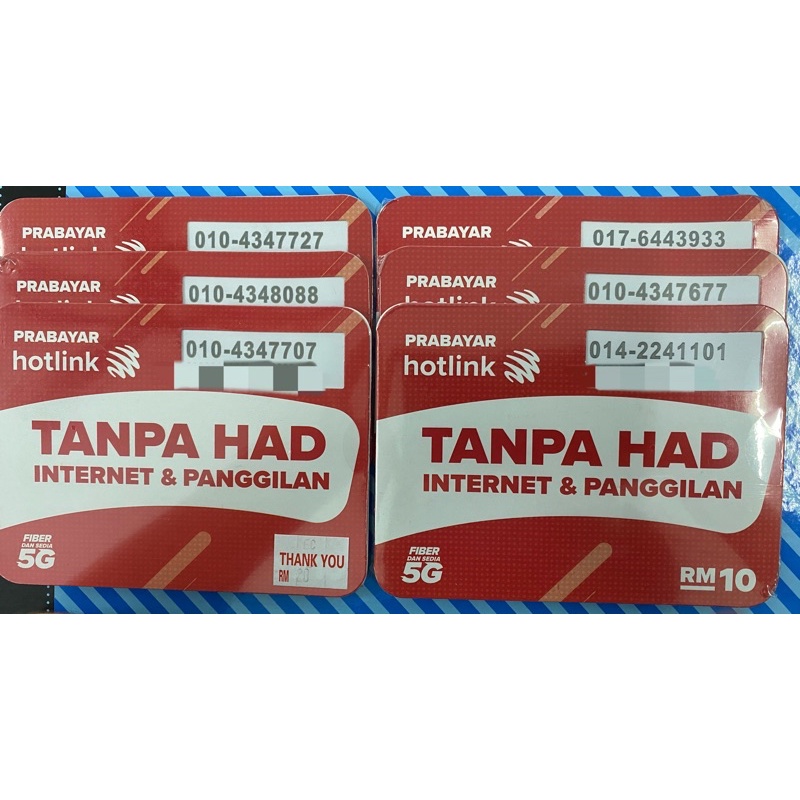 Hotlink VIP prepaid SIM card (VIP NUMBER ) | Shopee Malaysia