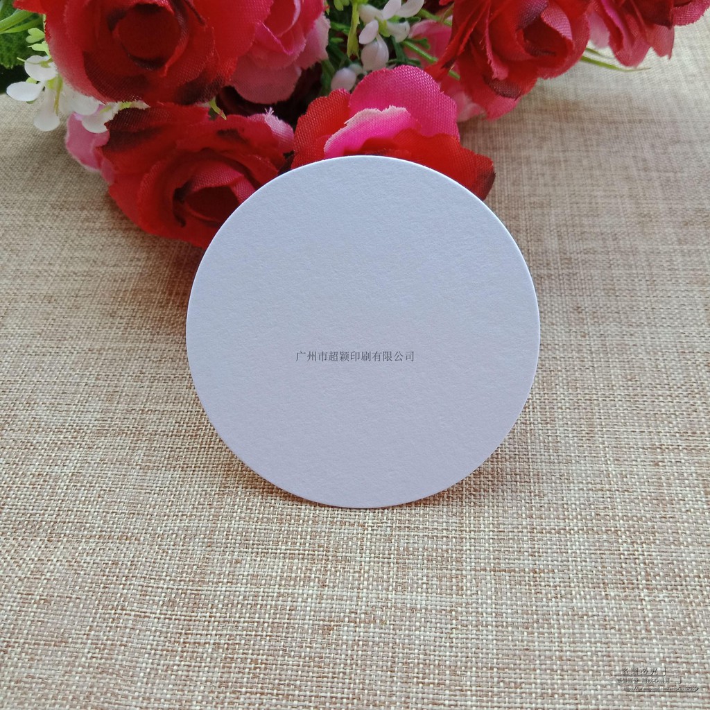 100 Sheets/Pack Round 5x5cm Test Fragrance Card Smell Fragrance Paper ...
