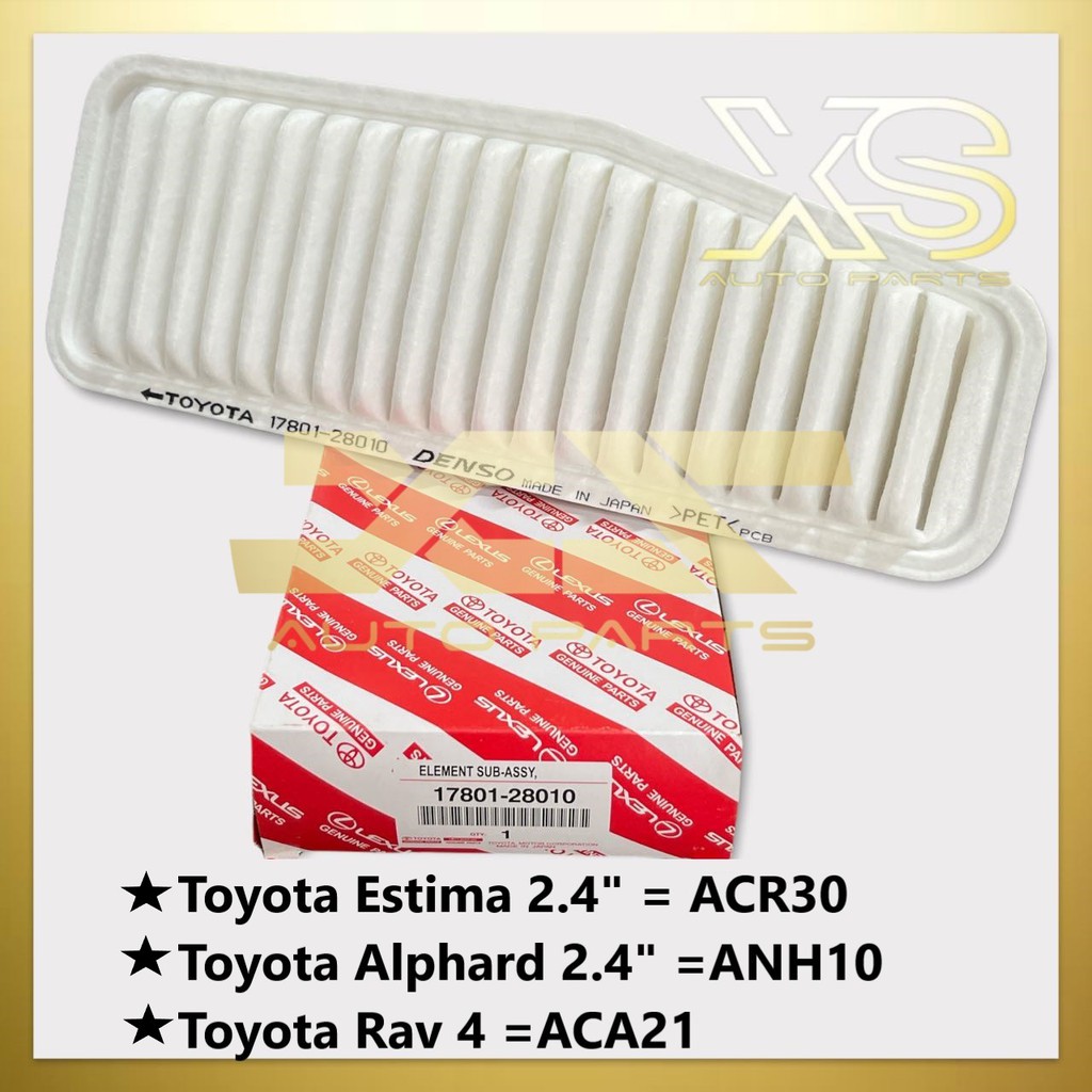 TOYOTA Engine Air Filter 17801-28010-Toyota Estima 2.4 2000-2005 ACR30 ...