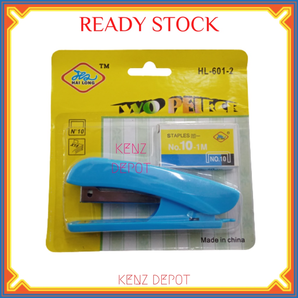 2-PCS STAPLER WITH PIN SET/ Student Stapler and Staples Set School ...