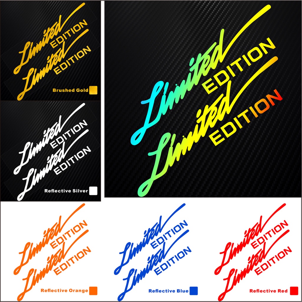 Limited Edition Sticker For Motorcycle Decals Moto Car Styling Vinyl ...
