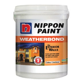 (15Liter) Nippon Weatherbond Exterior Wall Paint | Shopee Malaysia