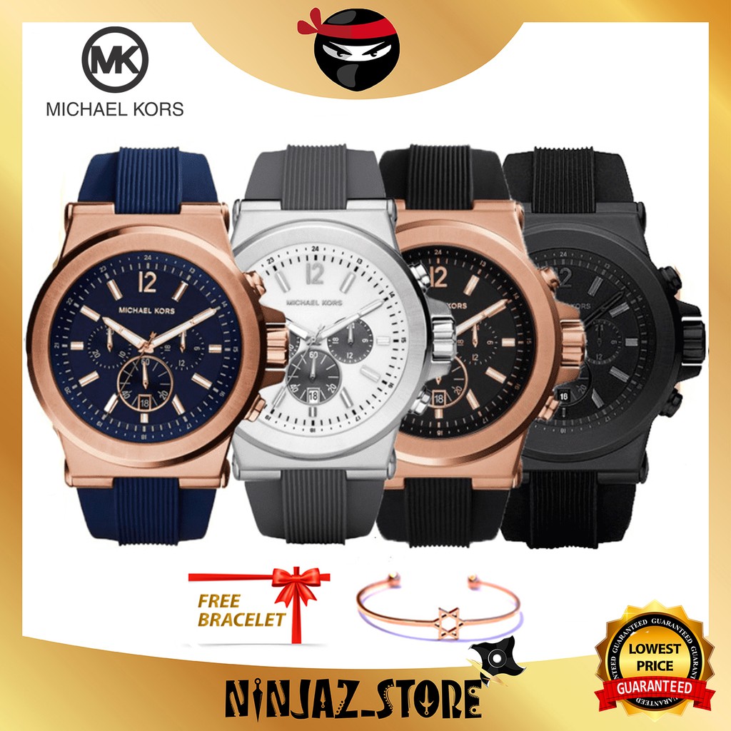 [🔥Malaysia 3Years Warranty🔥]Michael Kors Dylan Chronograph Stainless ...