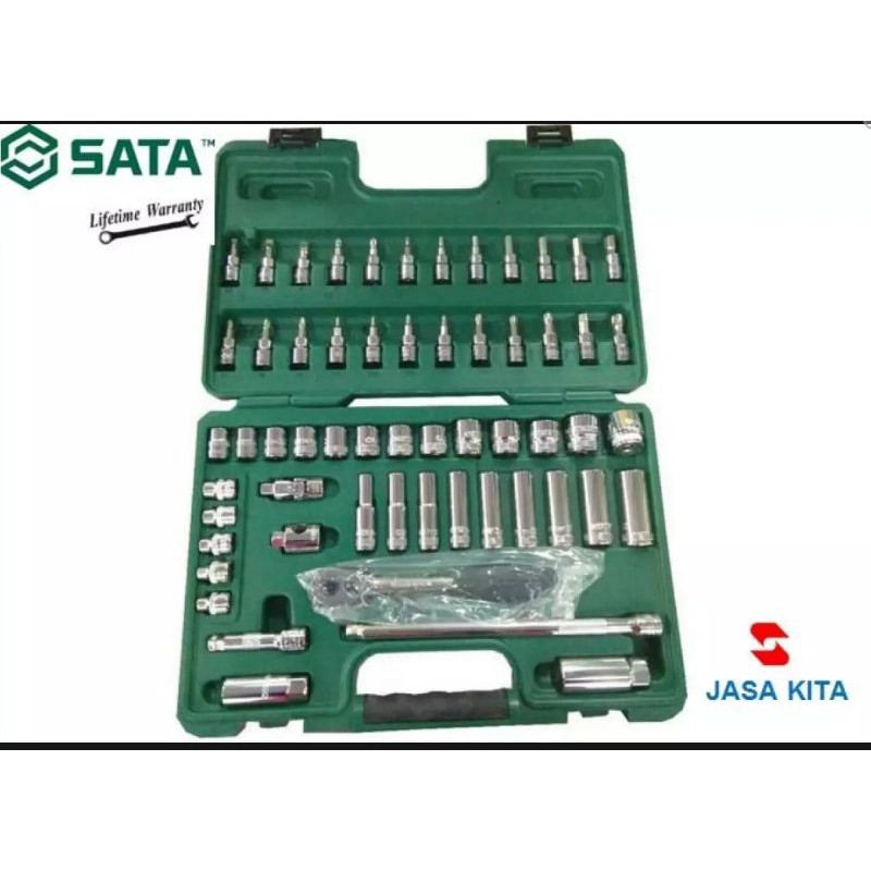 Sata 09004 3/8" box socket set (58pcs) | Shopee Malaysia