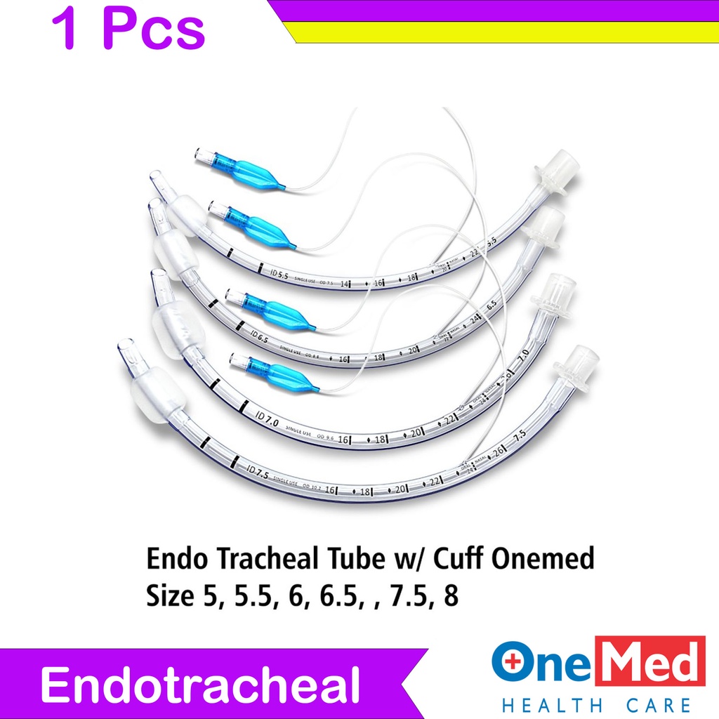 Endotracheal Tube / ETT With Sterile OneMed Non Spiral Cuff | Shopee ...